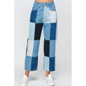 Signature8 | Jeans | New Signature8 Patchwork Straight Jeans In Mixed ...